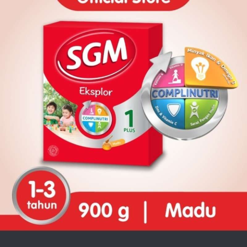 Promo Sgm Eksplor 1 Plus Susu Pertumbuhan 1-3Thn 900G Diskon 33% di Seller Rifah Store ...