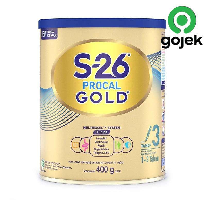 Jual S26 Procal Gold Tahap 3 New Pack Usia 1-3 Tahun [400 gr] di Seller ...