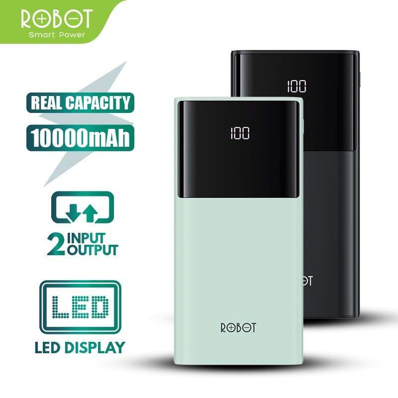 Promo Robot Rt190s Power Bank 10000mah Dual Input Output With Led ...