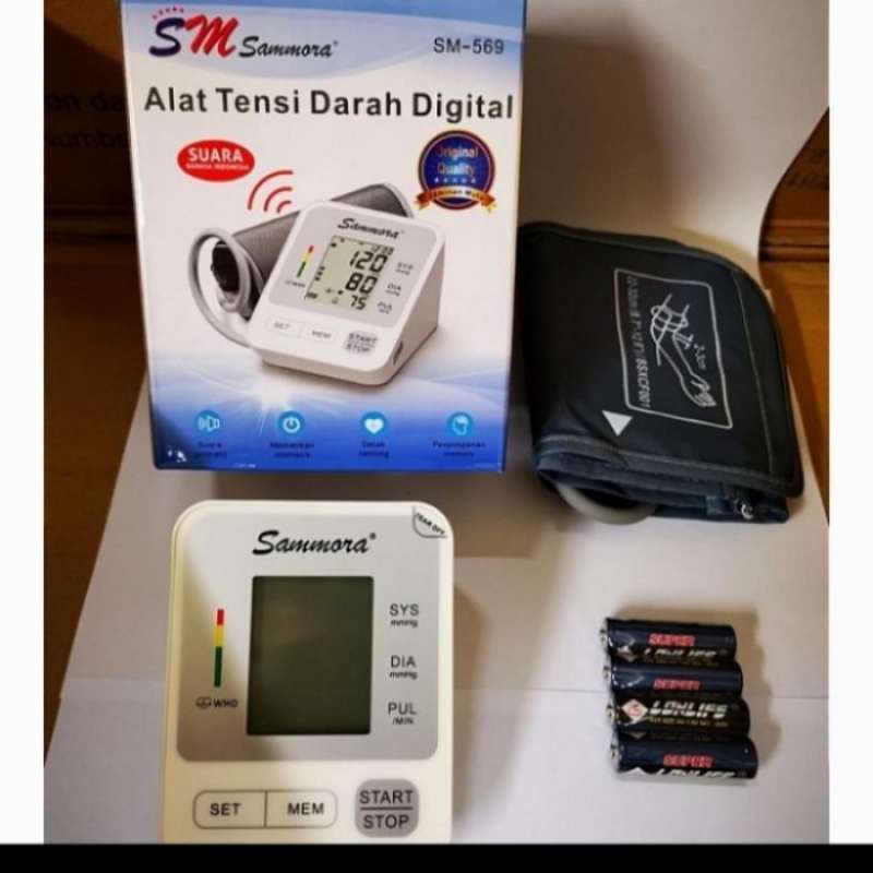 Promo Tensimeter Digital Sammora Sm-569 / Tensi Darah Digital Sm-569 ...