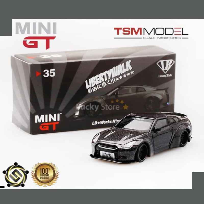 Jual MINI GT Liberty Walk LB Works Nissan GT-R (R35) Magic Grey Limited ...