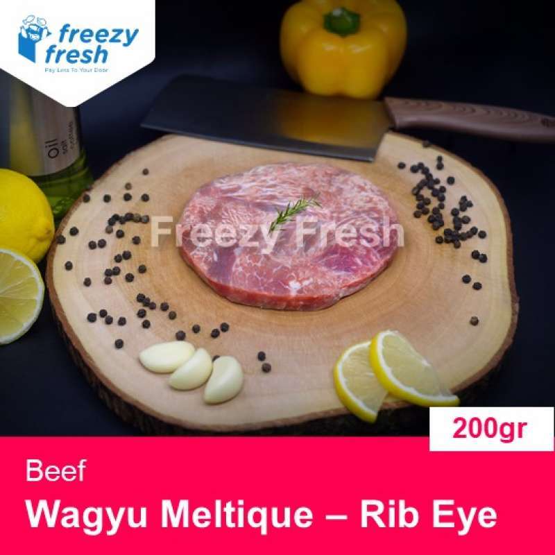 Jual FREEZY FRESH Wagyu Rib Eye Meltique Daging Sapi [250 g] di Seller ...