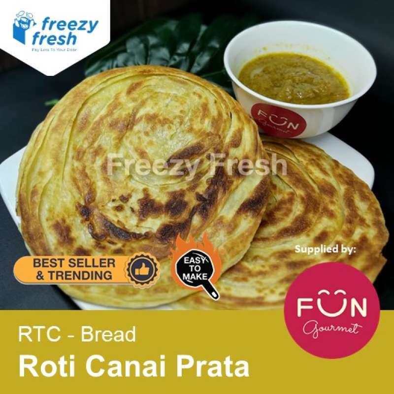 Jual Roti Canai-Cane (Roti Maryam), RTC - by Fun Gourmet * BEST SELLER ...