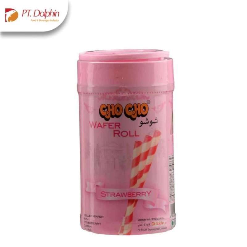 Jual PT.DOLPHIN Cho Cho Wafer Stick Strawberry 260 gr (Toples Kecil) di ...