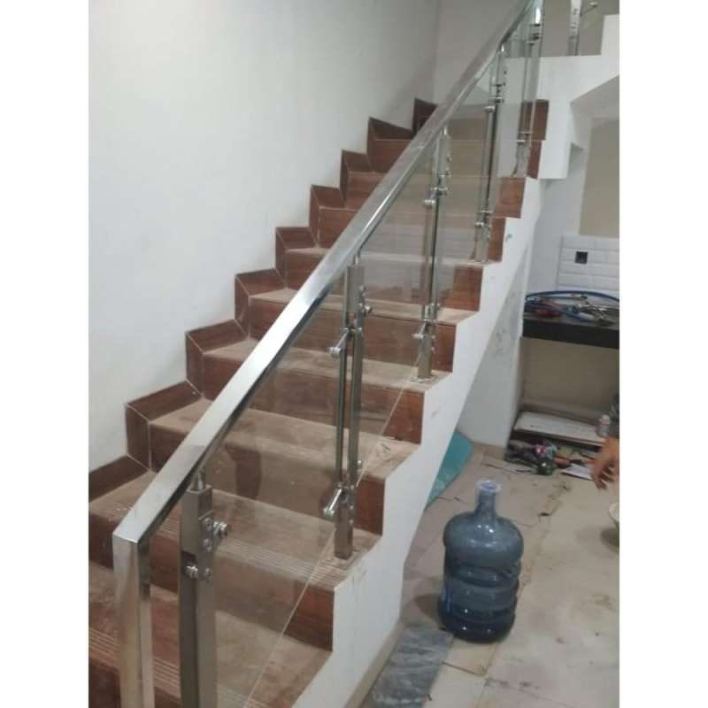 Jual Railing Tangga Kaca Tempered 10 Mm Di Seller Chelatama - Bojong ...
