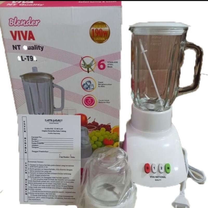 Jual Blender Kaca 2in1 Gelas Kaca - Viva - Bubble Di Seller Am-elektronik - Sememi, Kota ...