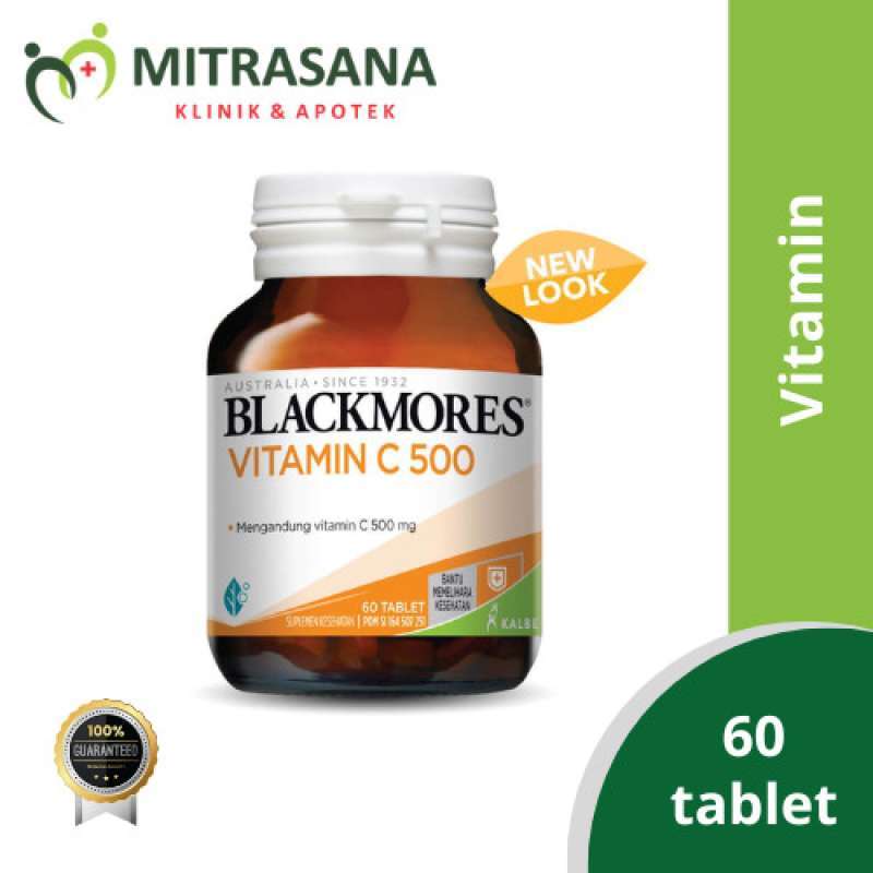Promo Blackmores Vit C 500 Mg 60 Kps/btl Diskon 45% Di Seller Nine ...