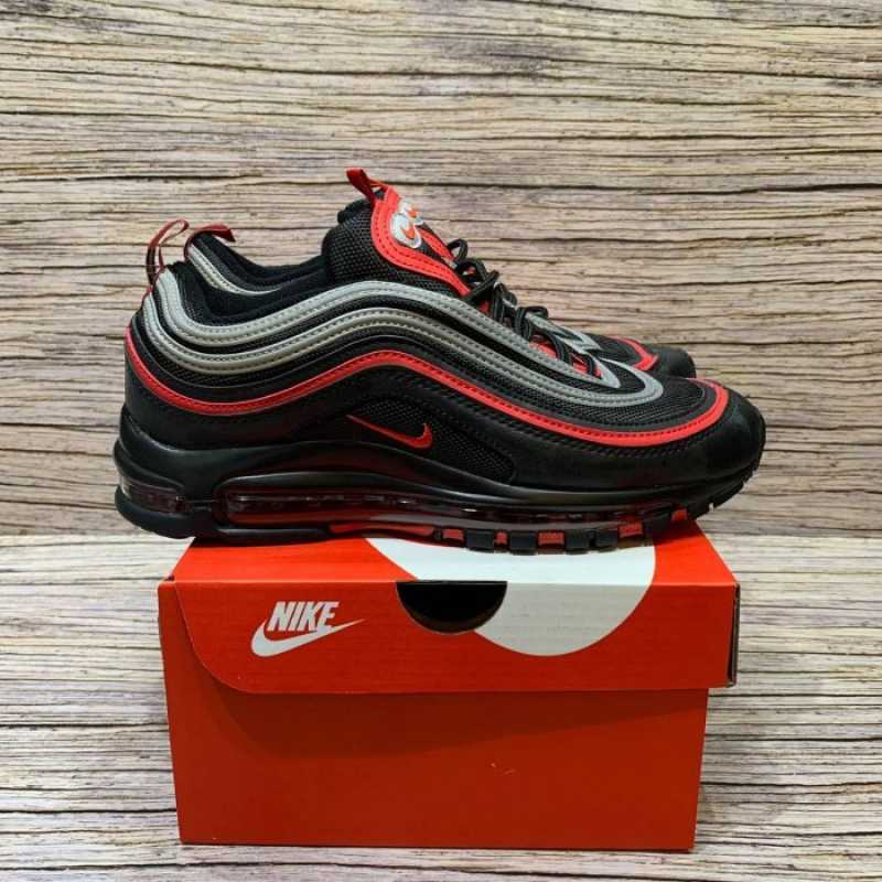 Jual Sepatu Nike Air Max 97 - Black Red Grey di Seller Gudang Sepatu ...