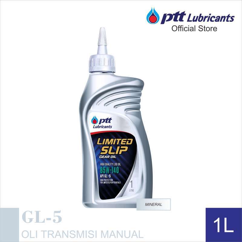 Jual PTT Lubricants Limited Slip Gear Oil SAE 85W140 API GL-5 Oli ...