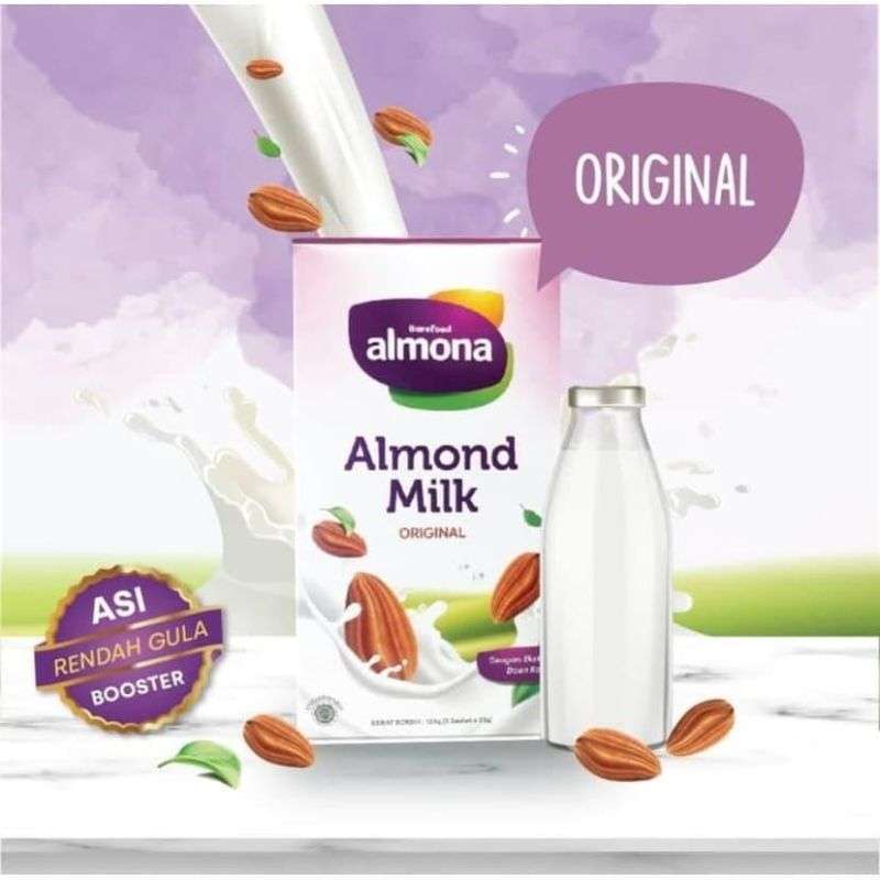 Jual ALMONA Almond Milk Powder ASI BOOSTER with Daun Katuk - Original ...
