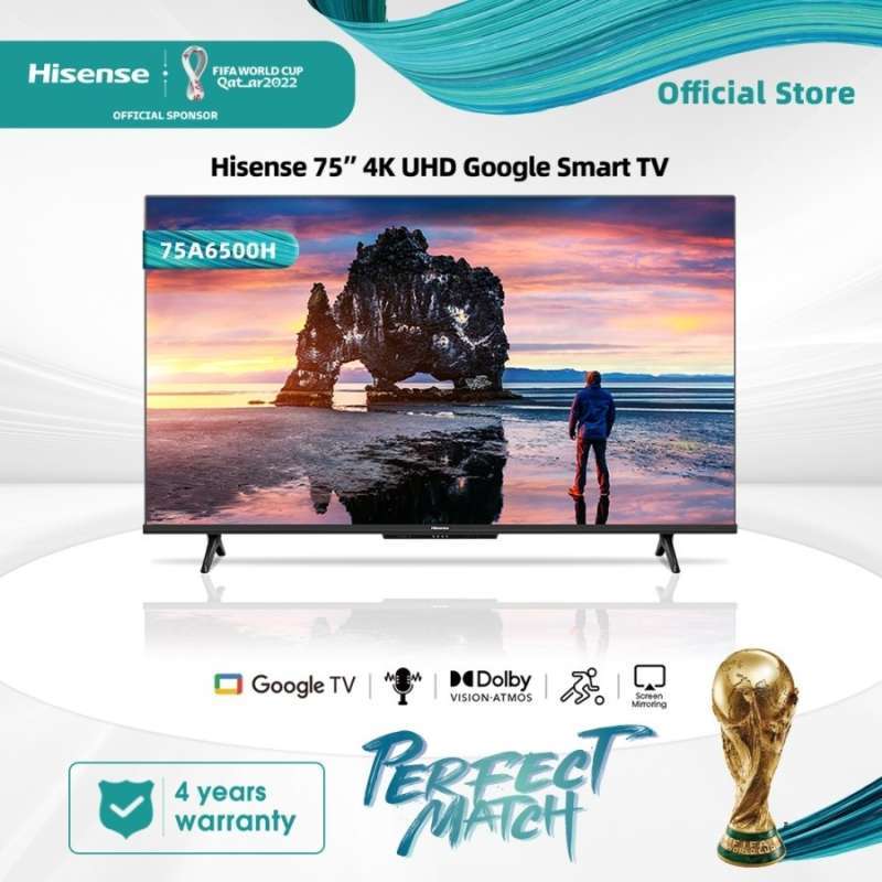 Jual HISENSE LED 75INCH HISENSE 75A7G SMART TV UHD 4K WIDE COLOR di ...