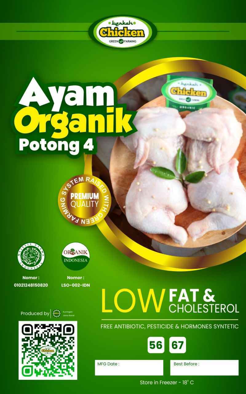 Jual Berkah Chicken Organik Ayam Potong [4 Ukuran/ Pecel Ayam/ Berat ...