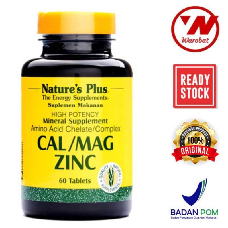 Jual Nature'S Natures Plus Cal/Mag Zinc Cal Mag Zinc 60 Tablet di ...