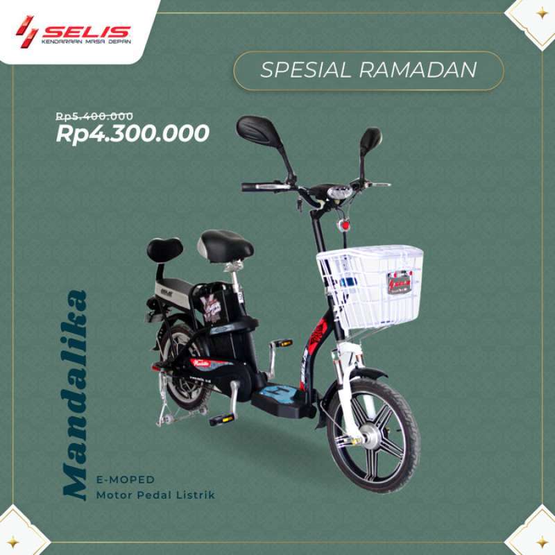Jual SEPEDA LISTRIK SELIS TIPE MANDALIKA di Seller Yesen Store Tick ...
