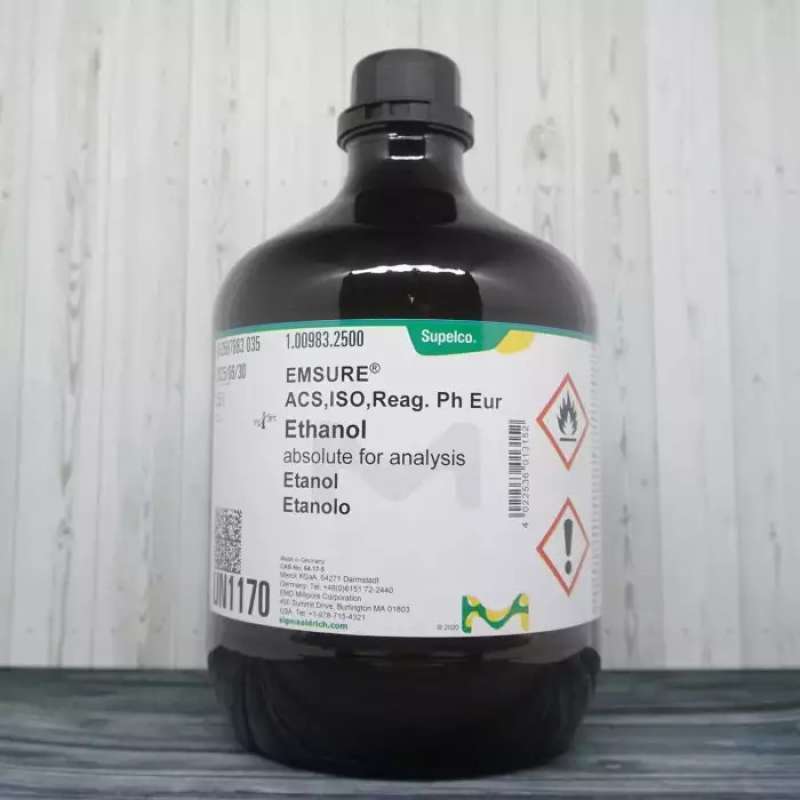 Promo Ethanol Absolute For Analysis | Etanol Absolut Merck 1.00983 ...