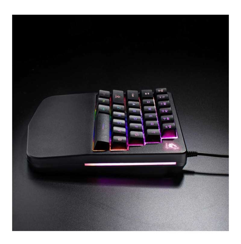 Jual Free Wolf Portable Gaming Keyboard RGB 28 Keys - K11 - Hitam di ...