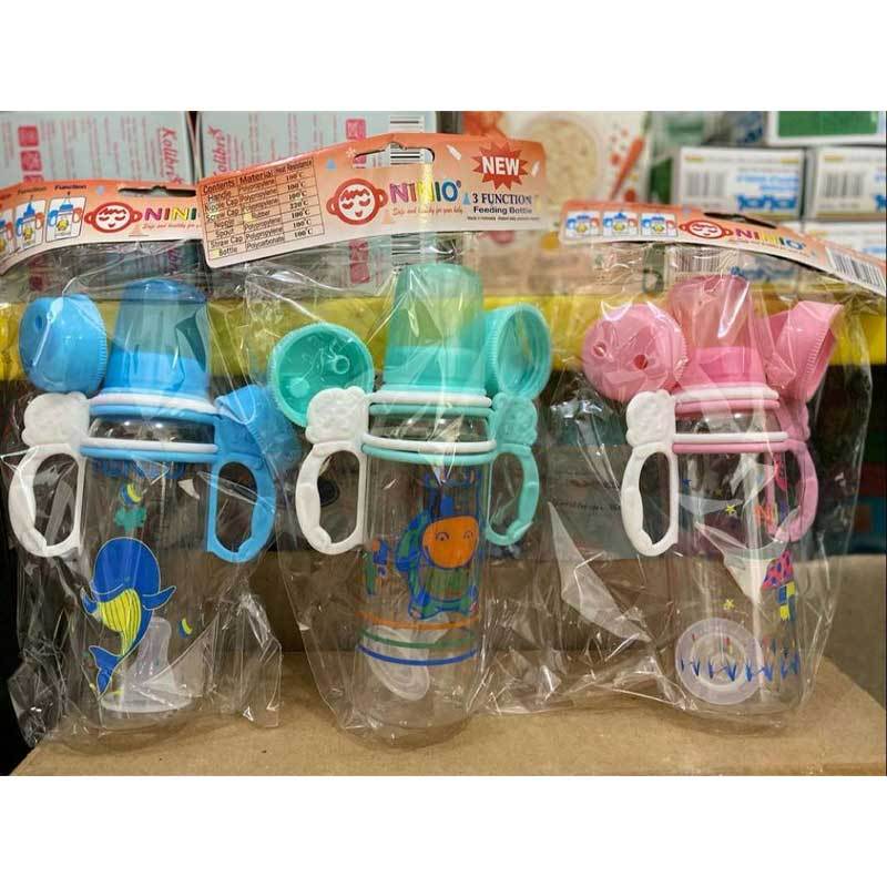 Promo Ninio Botol Susu Dot Minum Asi Cup Bayi 3 Fungsi 3 in 1 250 cc 3 ...