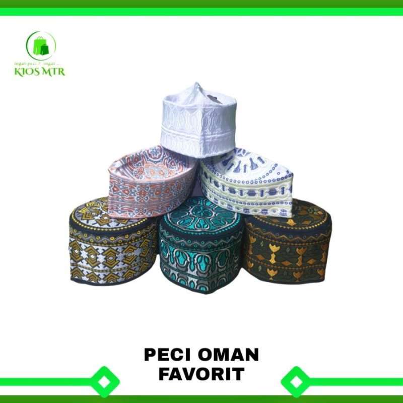 Jual Peci Oman Bangladesh Favorit Lokal full Bordir - Dasar Hitam - 3 ...