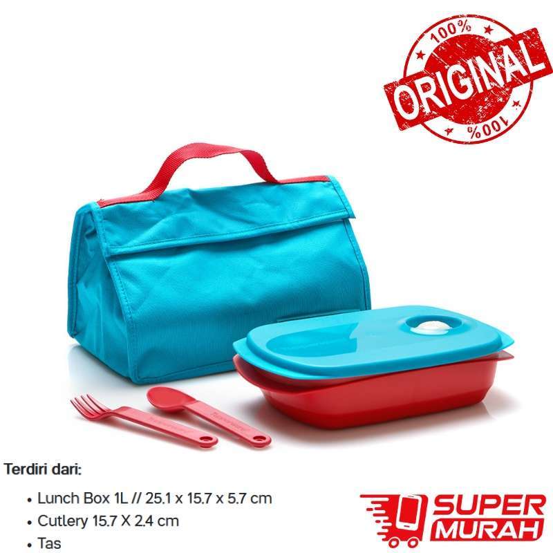 Promo Bontot Bekal Makan BYO Tupper..ware Tempat Bontot, Kotak Bekal ...