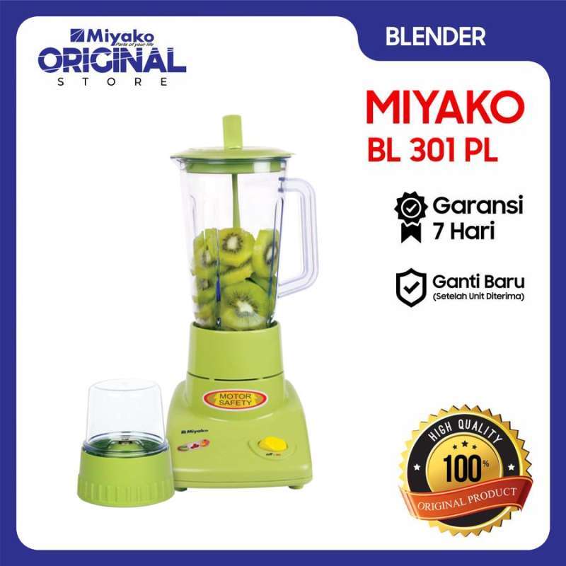 Jual Blender Miyako Plastik BL 301 PL / BL-301 PL BL301PL Kapasitas 1 Liter di Seller ...