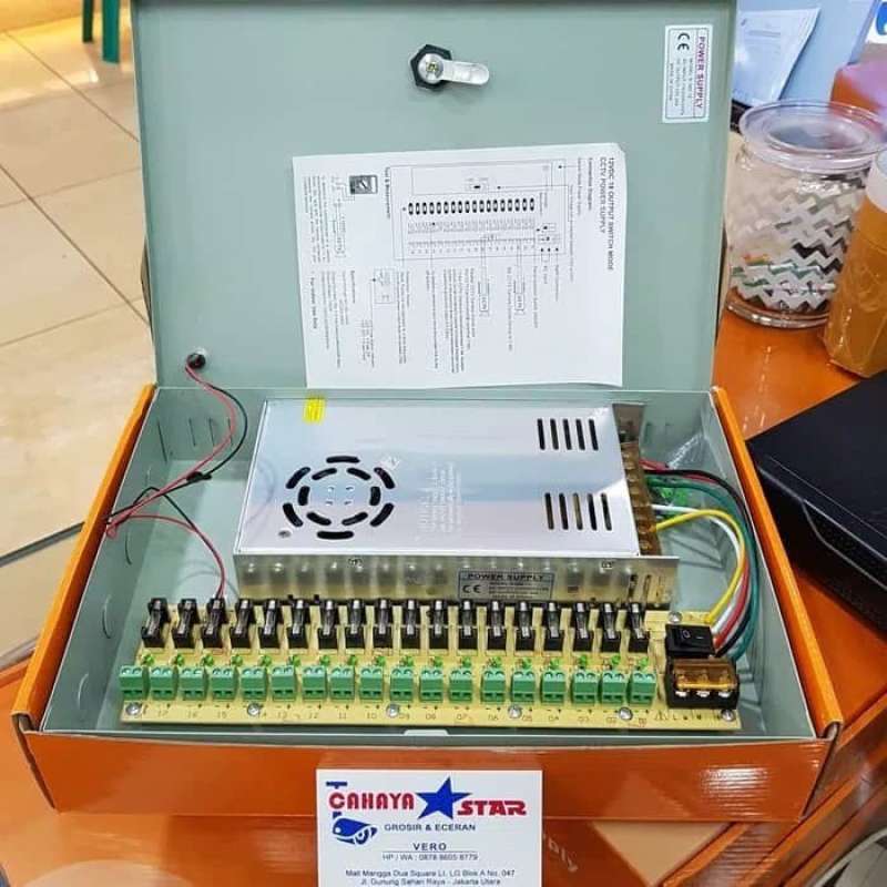Promo Power supply box 30a panes besi plus kipas anti panas big promo ...