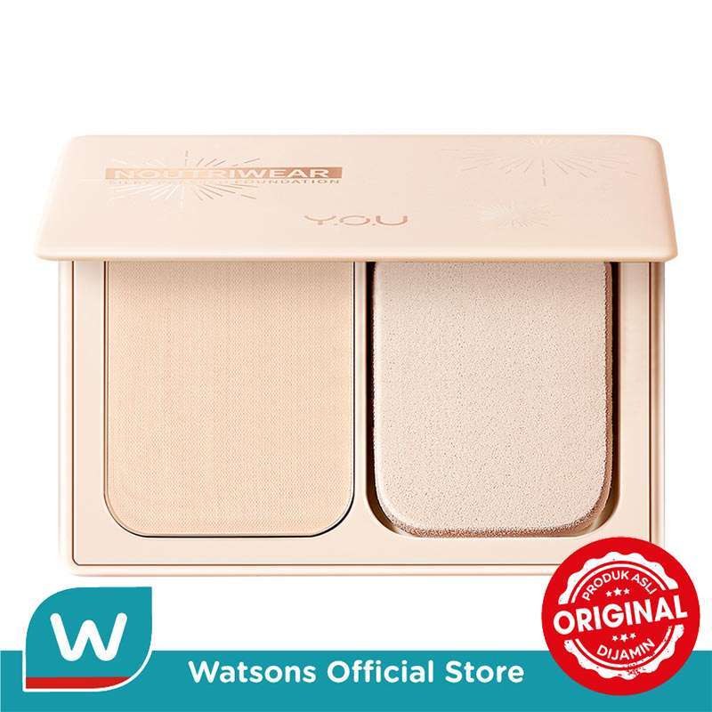 Promo Y.o.u Noutriwear+ Silky Pressed Foundation W703 Warm Ivory Diskon 15% Di Seller Watsons ...