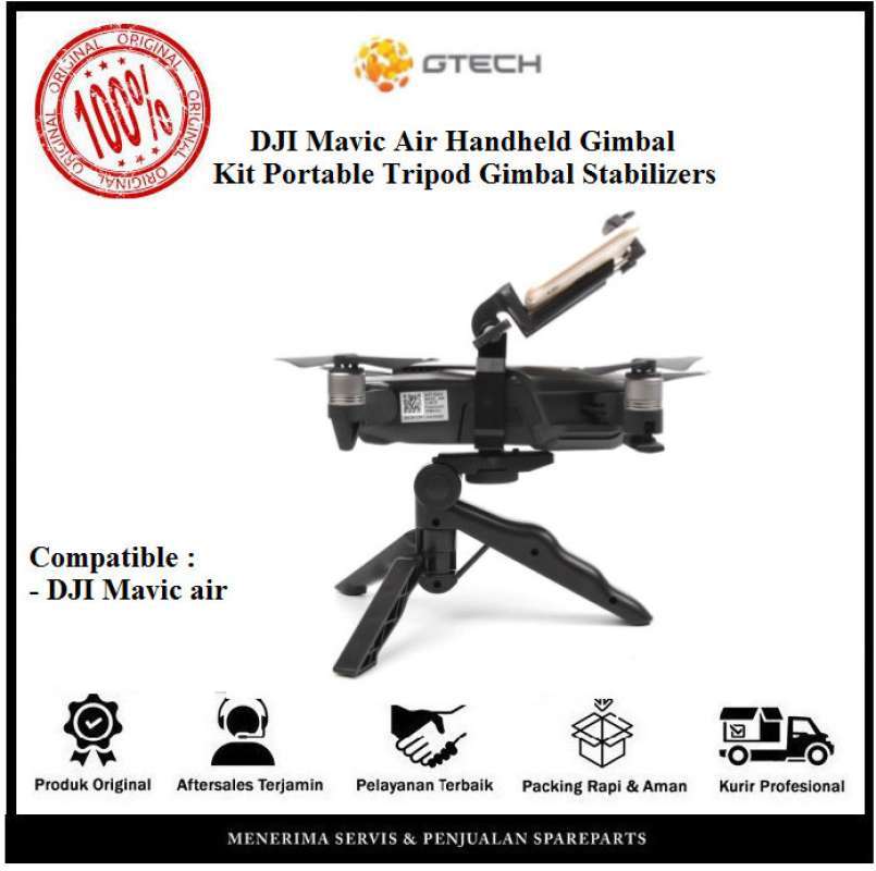 Promo DJI MAVIC AIR HANDHELD GIMBAL KIT PORTABLE TRIPOD GIMBAL ...