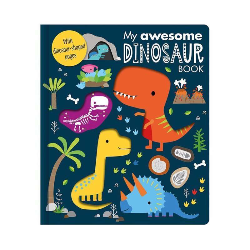 Jual Make Believe Ideas My Awesome Dinosaur Book Activity For Kids di ...