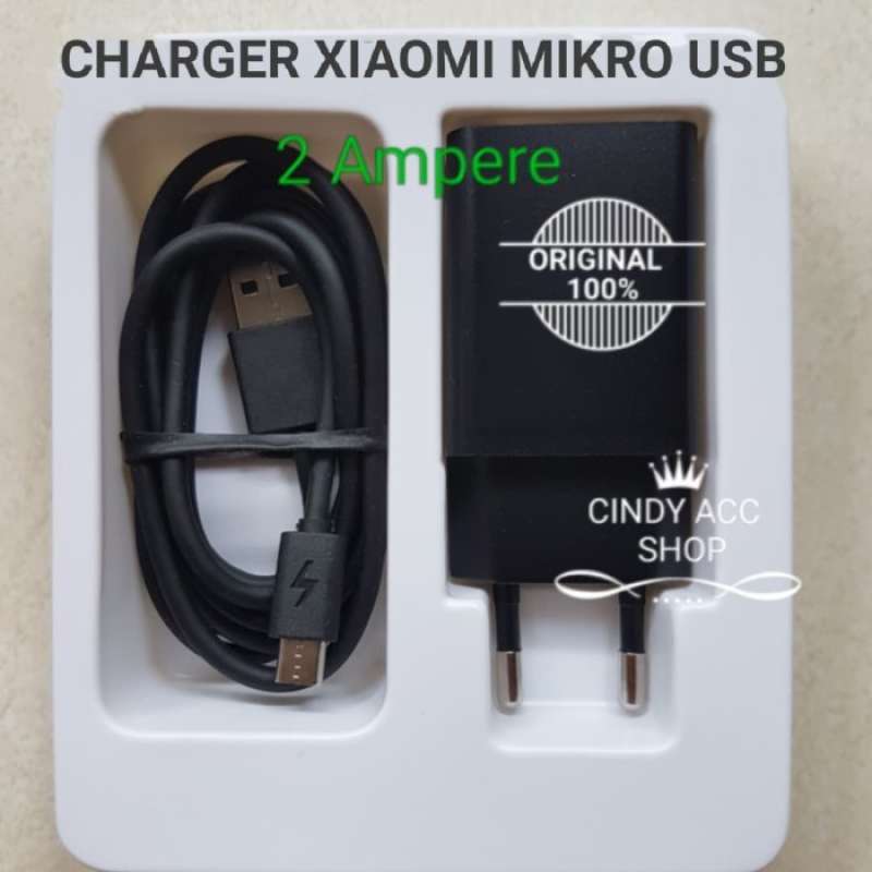 Jual Charger XIAOMI 2A Original plus Kabel Original Redmi Note 1 2 3 ...