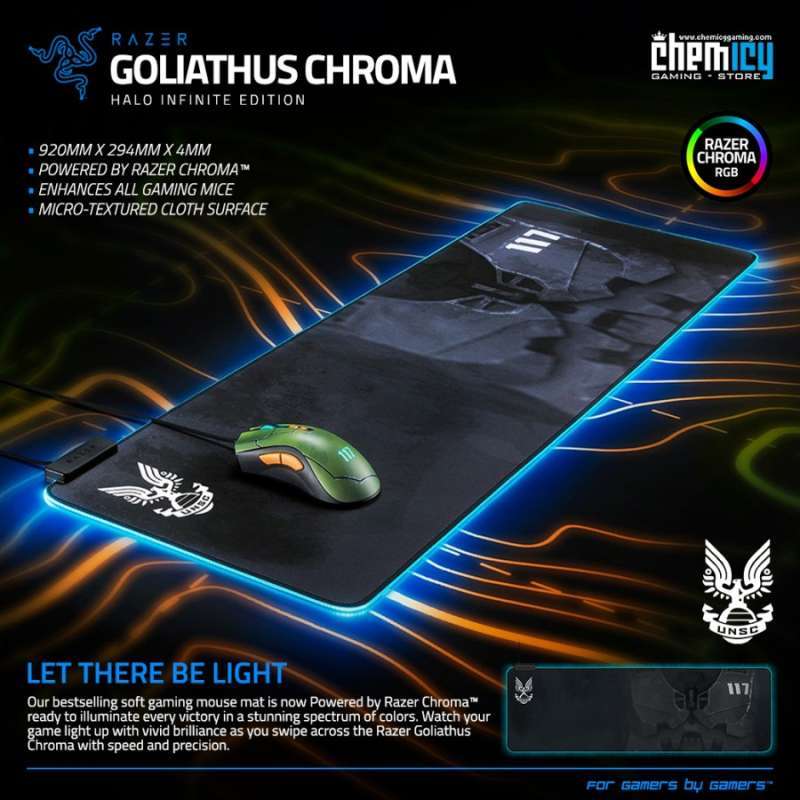 Jual Razer Goliathus Extended Chroma Halo Infite Editioin Gaming ...