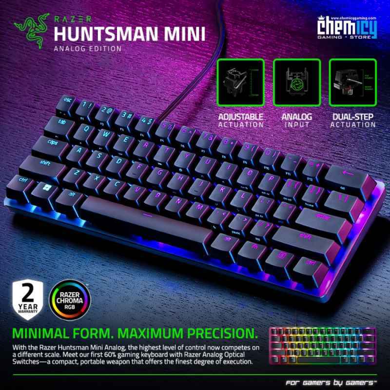 Jual Razer Huntsman V2 Mini Analog 60% Optical Switch RGB Gaming ...