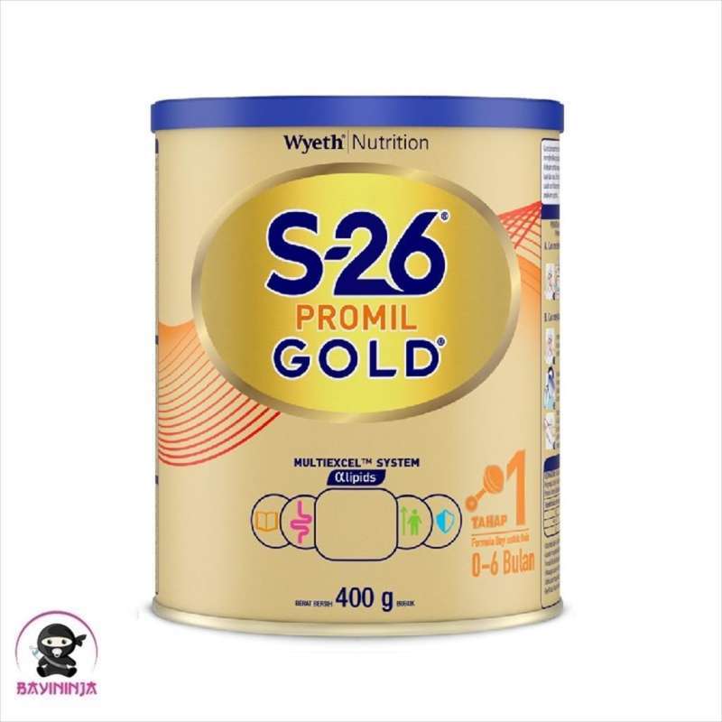 Jual S26 PROMIL Gold 1 Susu Formula Bayi 0 to 6 Bulan Tin 400 g di ...