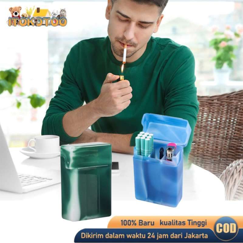 Promo Wadah Rokok Plastik Kotak Tempat Rokok Cigarettes Box Isi 20 Slot ...