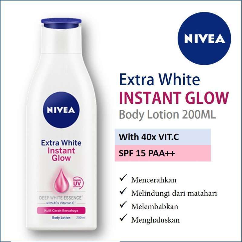Jual Nivea Body Lotion Extra White Instant Glow 200 Ml Di Seller