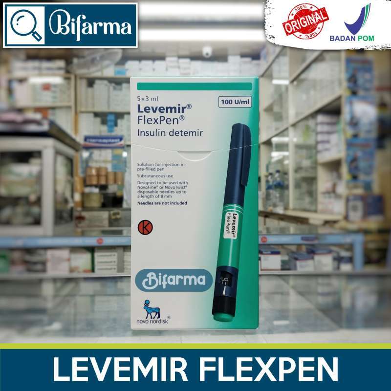 Promo Levemir 100 U/ml Insulin Flexpen /Box @5 Pen Diskon 16% di Seller ...
