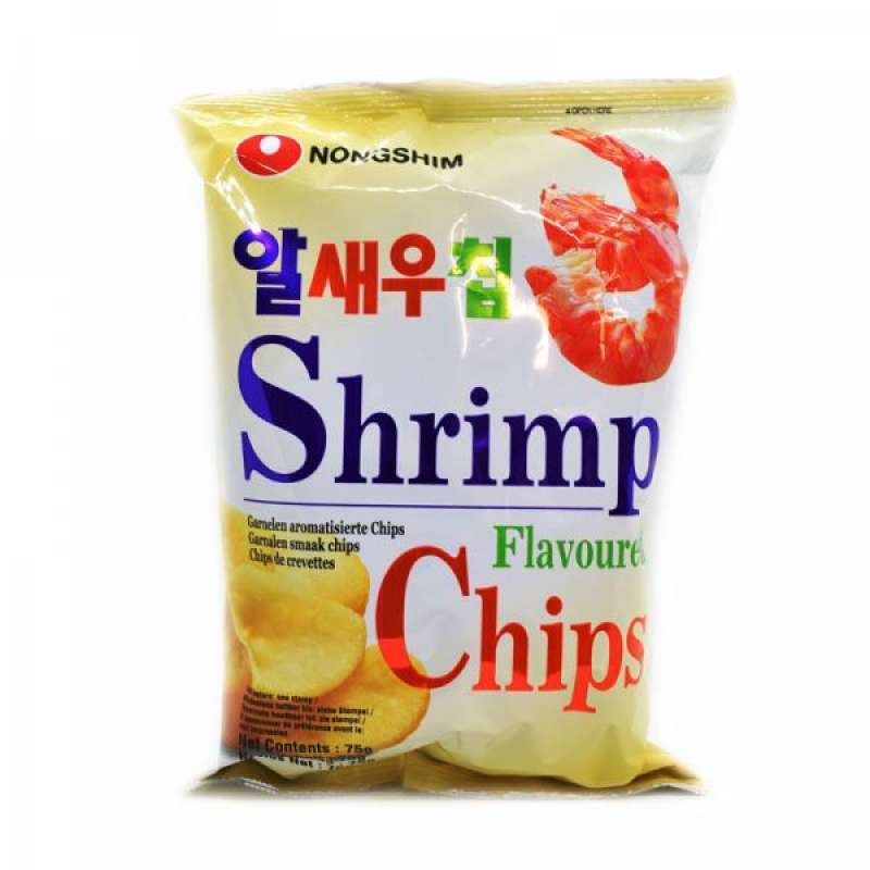 Jual Nongshim Shrimp Flavoured Chips [75gram] Halal di Seller market ...