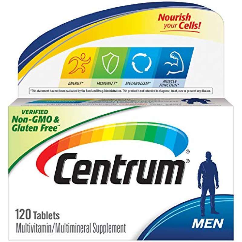 Jual Centrum Ultra Men Multivitamin/Multimineral Supplement (120-Count ...