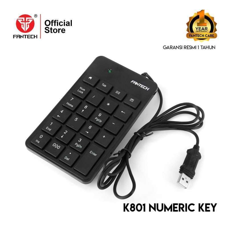 Promo Fantech Numeric Keyboard Office K801 Diskon 5% di Seller es anget - Kab. Pasuruan, Jawa ...