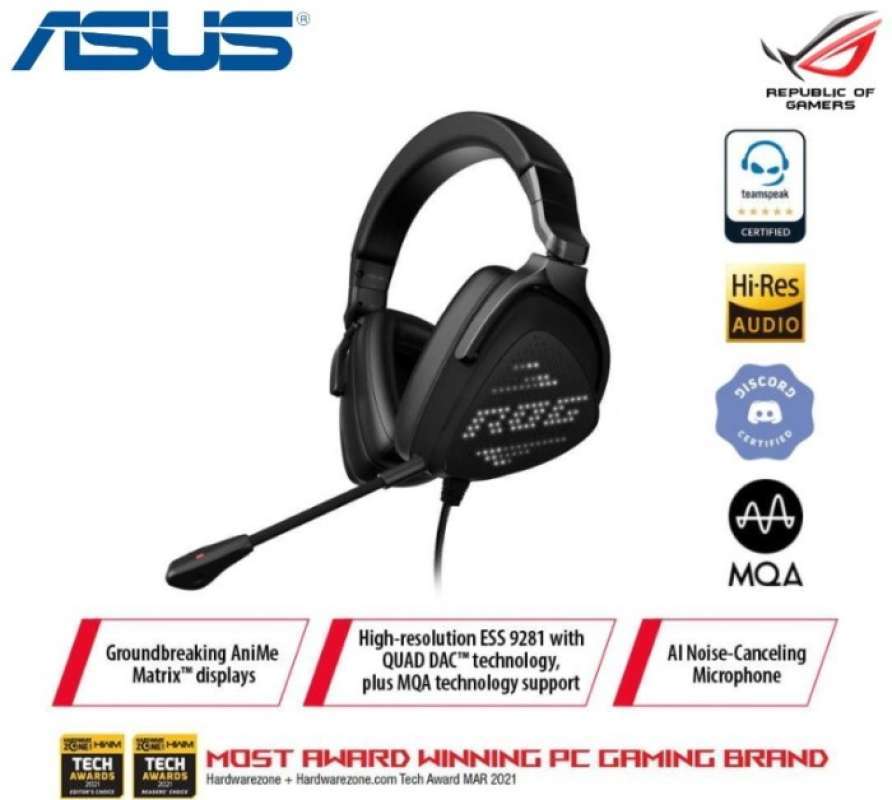 Jual Asus Rog Delta S Animate Gaming Headset Original Murah - Harga ...