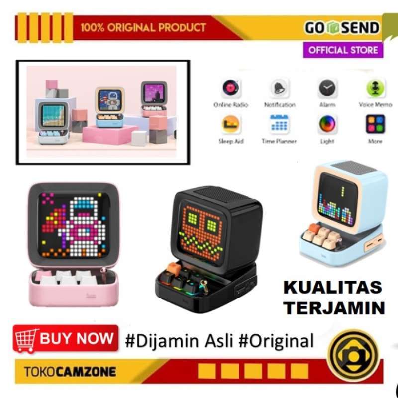 Promo Divoom Ditoo PLUS Retro Pixel Art Speaker ORIGINAL - BLACK Diskon ...