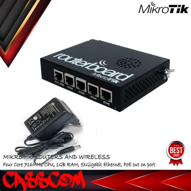 Jual Mikrotik Rb450gx4 Routerboard Indoor Di Seller Casscom - Mekarjaya ...