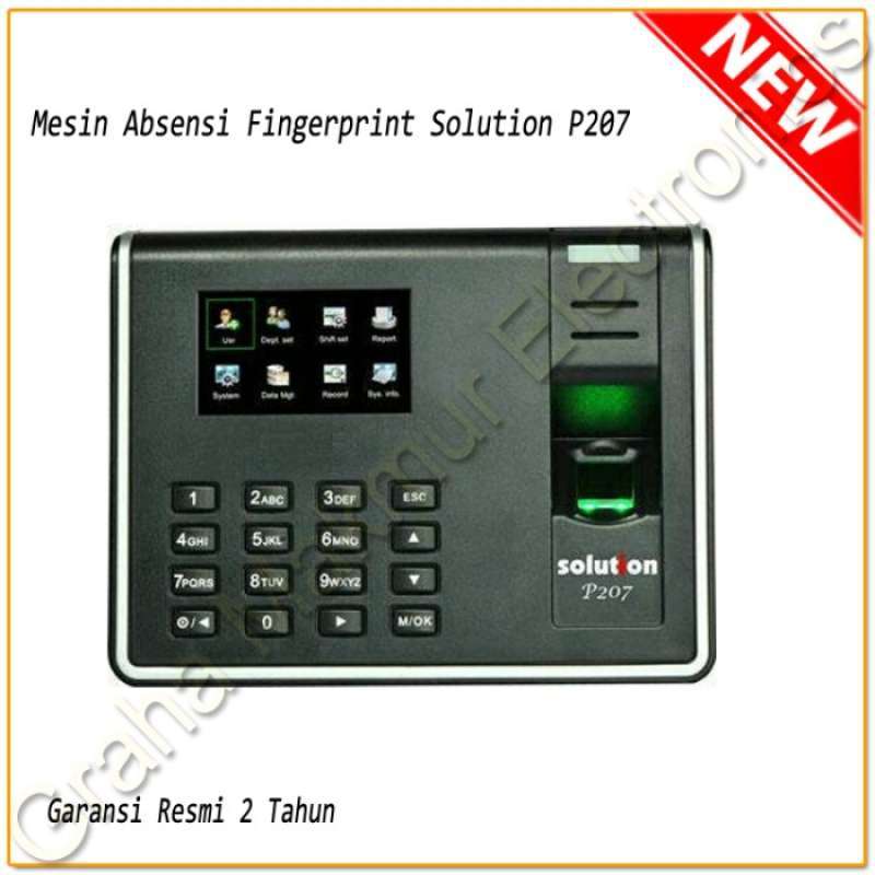 Promo Mesin Absen Finger Print Solution P-207 Diskon 15% di Seller ...
