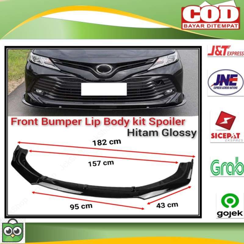 Promo Bumper Racing Lip Body kit Spoiler Hitam Glossy Diskon 24% di ...
