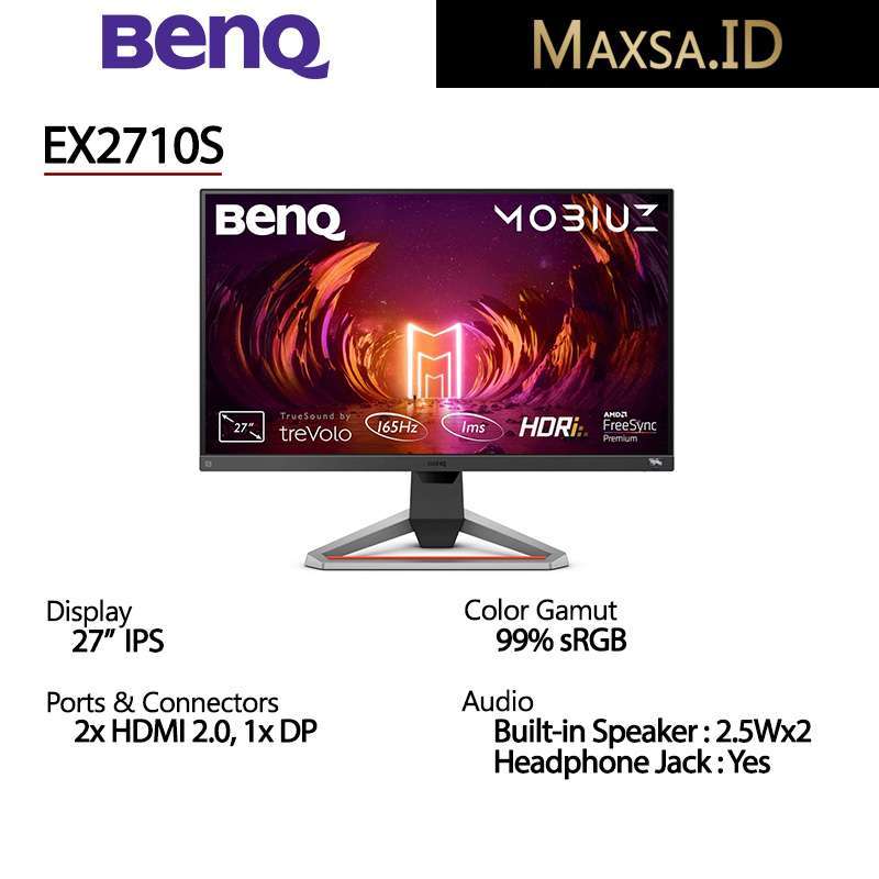 Jual BenQ EX240 MOBIUZ 23.8 inch IPS 165Hz Gaming Monitor di Seller ...