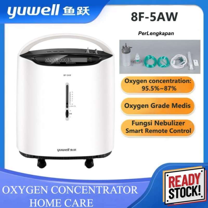 Promo Yuwell 8F 5AW Home Care Oxygen Concentrator Portable Diskon 23% ...