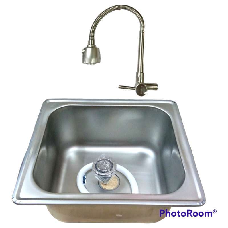 Jual Kitchen Sink Royal Sb300 1 Lubang Besar 63x57x26cm - Bodi Only ...