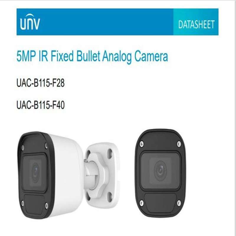Jual Uniview CCTV 5MP HD Fixed IR Mini Bullet Analog Camera di Seller UNV Indonesia Official ...
