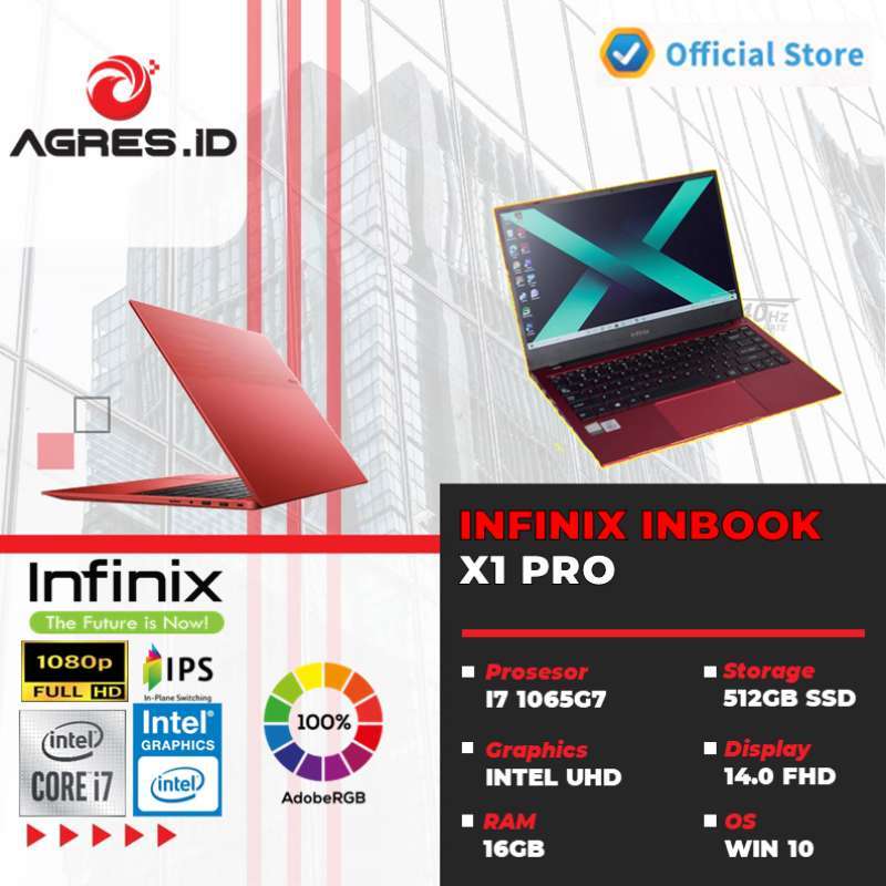 Jual Infinix Inbook X1 Pro - I7 1065g7 16gb 512ssd 14.0fhd Ips Windows ...