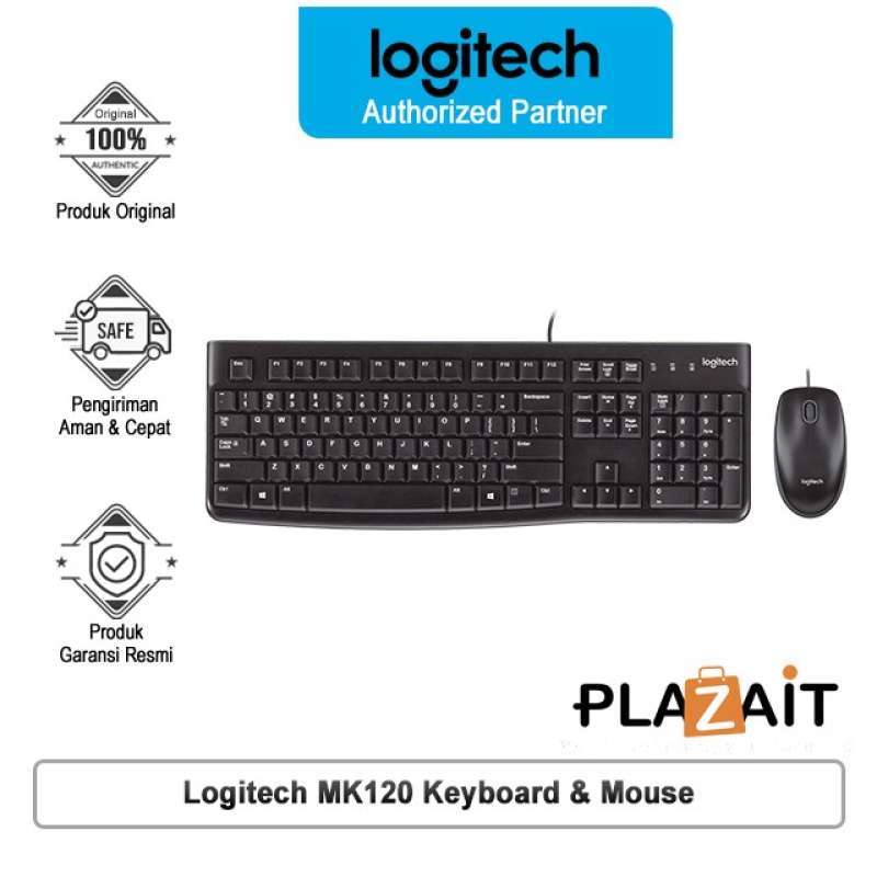 Jual Keyboard + Mouse Logitech MK120 - 100% ORIGINAL di Seller PT. Primajaya Multi Technology ...