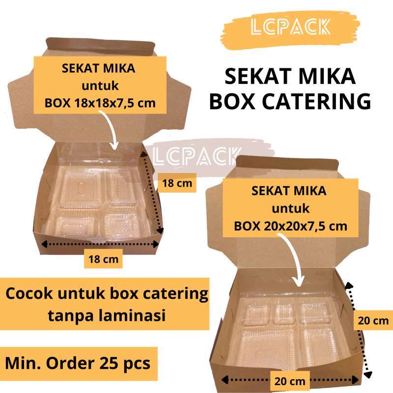 Jual Box Nasi Catering Mika 💯 Harga Murah & Kualitas Terbaik November 2024